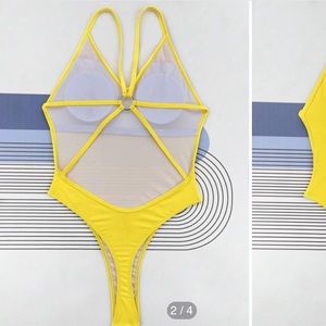 Swim | Yellow One Piece Bikini | Poshmark